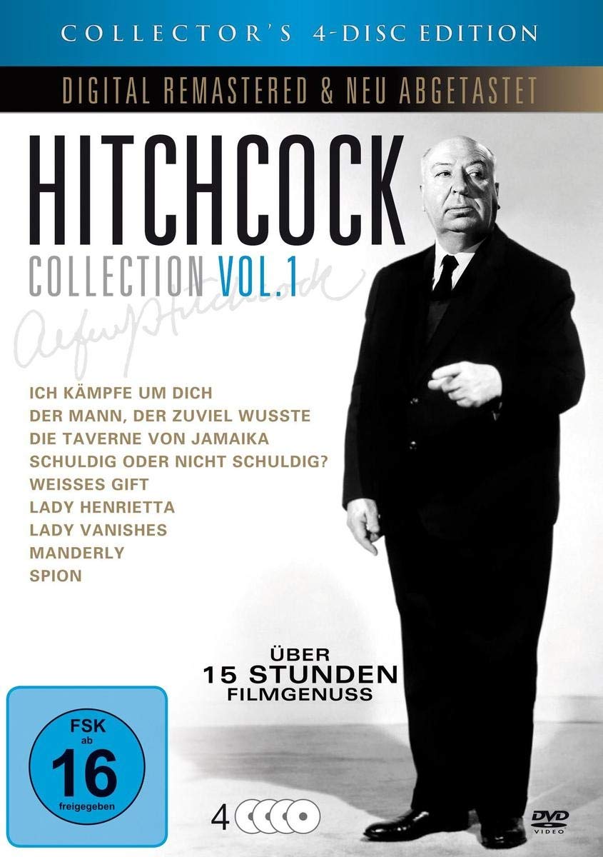 Hitchcock Collection Vol. 1 [4 DVDs] (Collector's Edition): Amazon.de ...