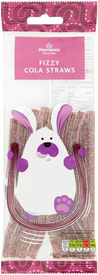 Morrisons Fizzy Cola Straws Case of 32 : Amazon.co.uk: Grocery