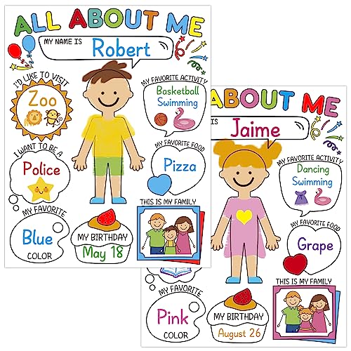 Best "All About Me Poster" Sets for the Classroom - TeachersParadise