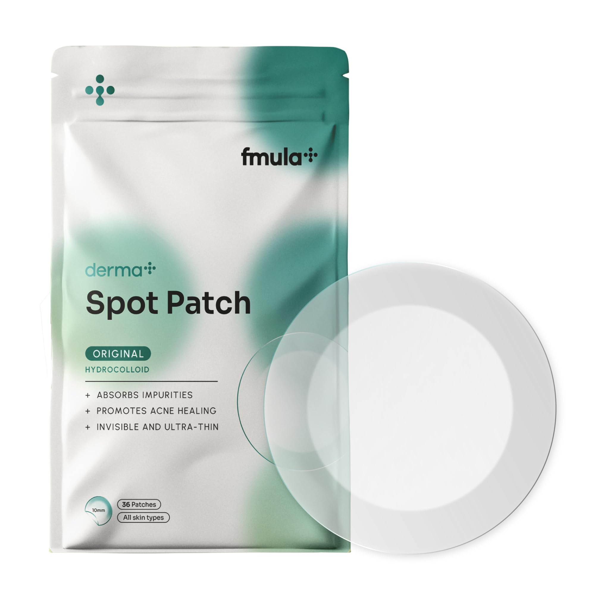 Spot Patches Pack of 36 - Hydrocolloid Patches for Pimples, Transparent ...