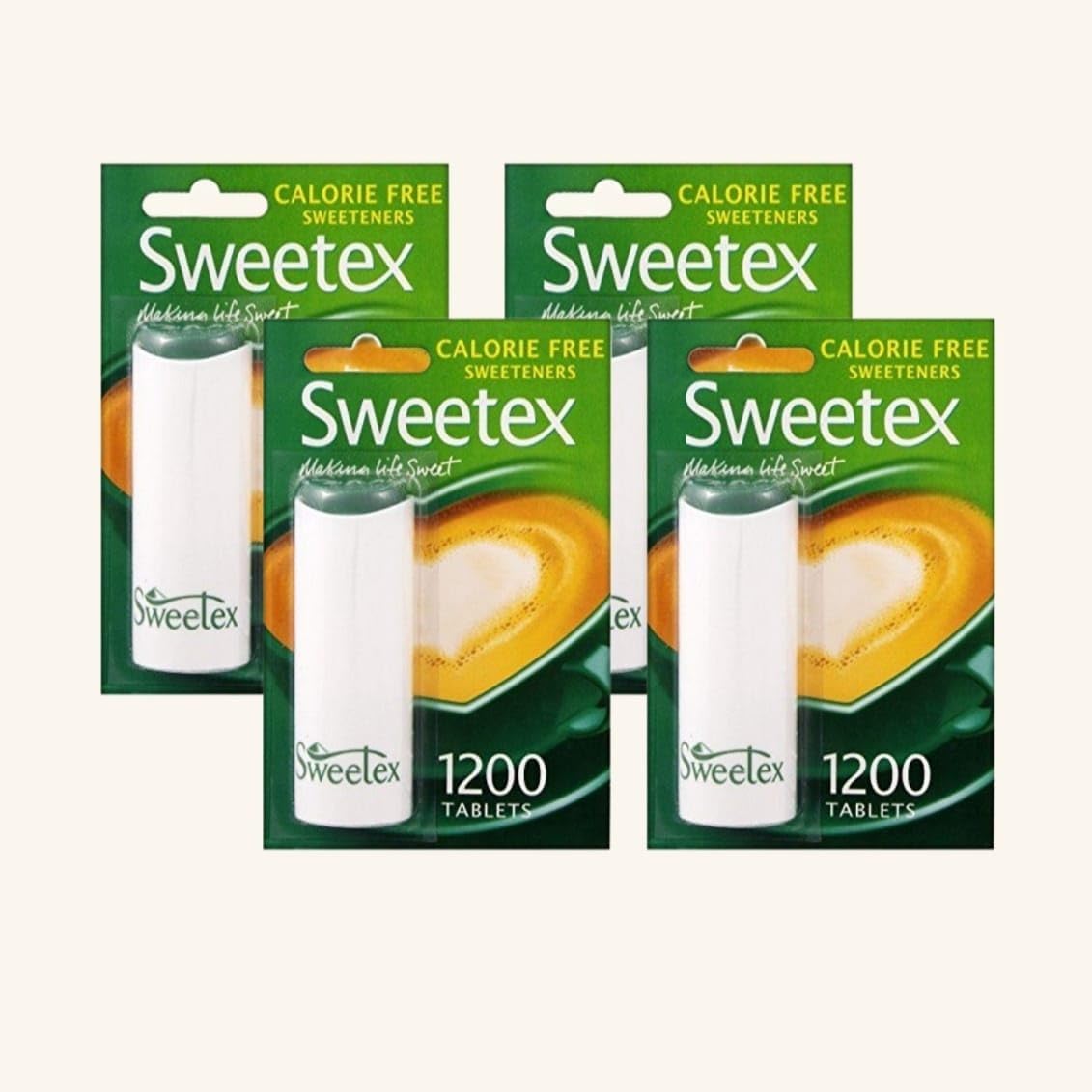 Sweetex Sugar Free, Calorie Free Sweetener Tablets, Convenient Pocket ...