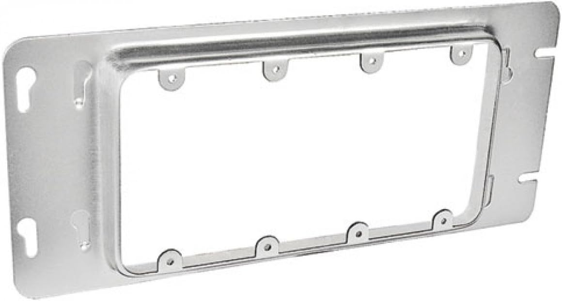 1 Pc, Four Gang Multi-Gang Box Cover, Cover, 3/4 In. Raised, Zinc ...