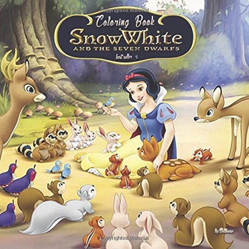Amazon.com: #5 Coloring Book Snow White and the Seven Dwarfs: Best ...