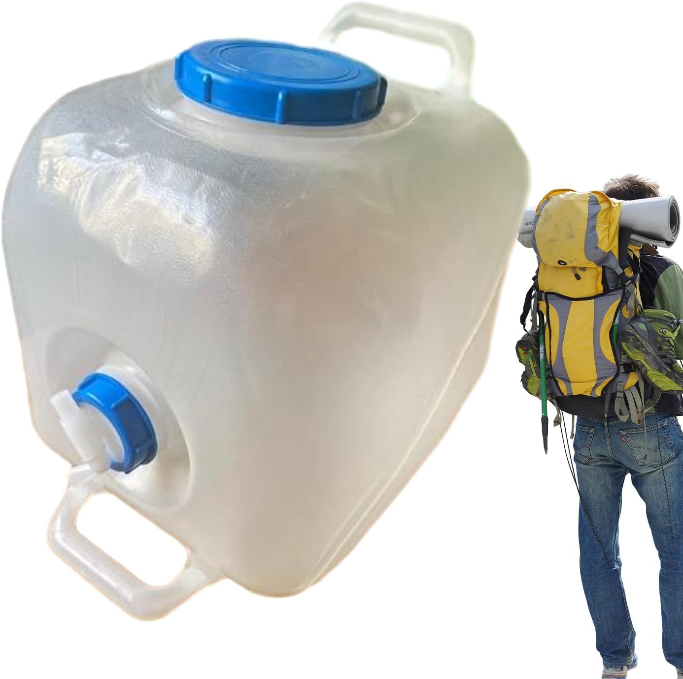 Amazon.com: IITA Collapsible Water Container, Water Storage Canteen ...