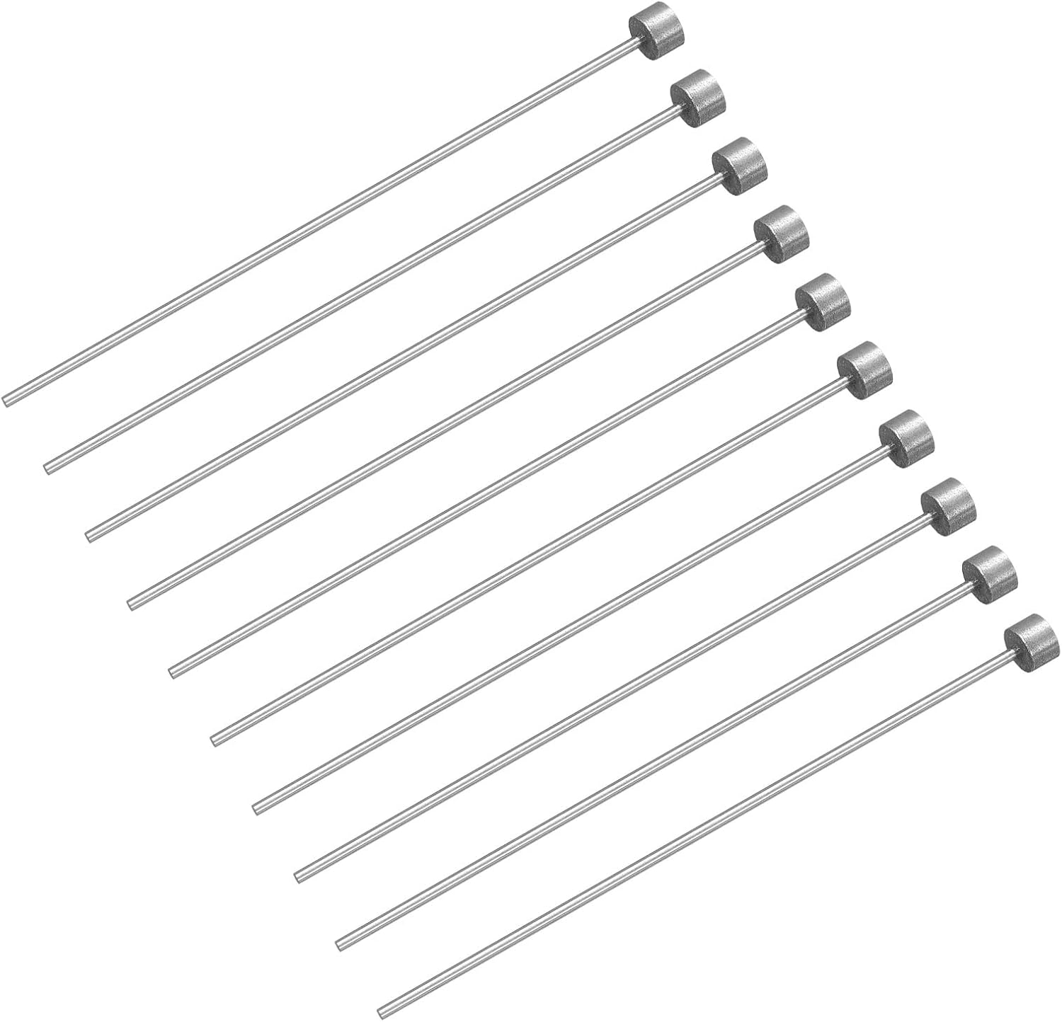 uxcell 10Pcs Straight Ejector Pins, 1mm (0.04") Dia. SKD61 Round Tip ...