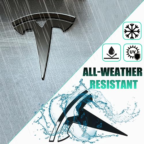 Decal Wrap Tesla Model 3 Badge Emblem Logo 3M Vinyl Wrap Decal Sticker ...