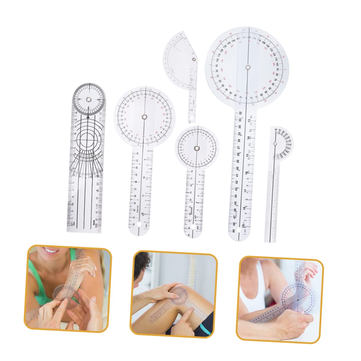 Angle Finder Goniometer Ruler Medical Joint Calibrated Orthopedics ...