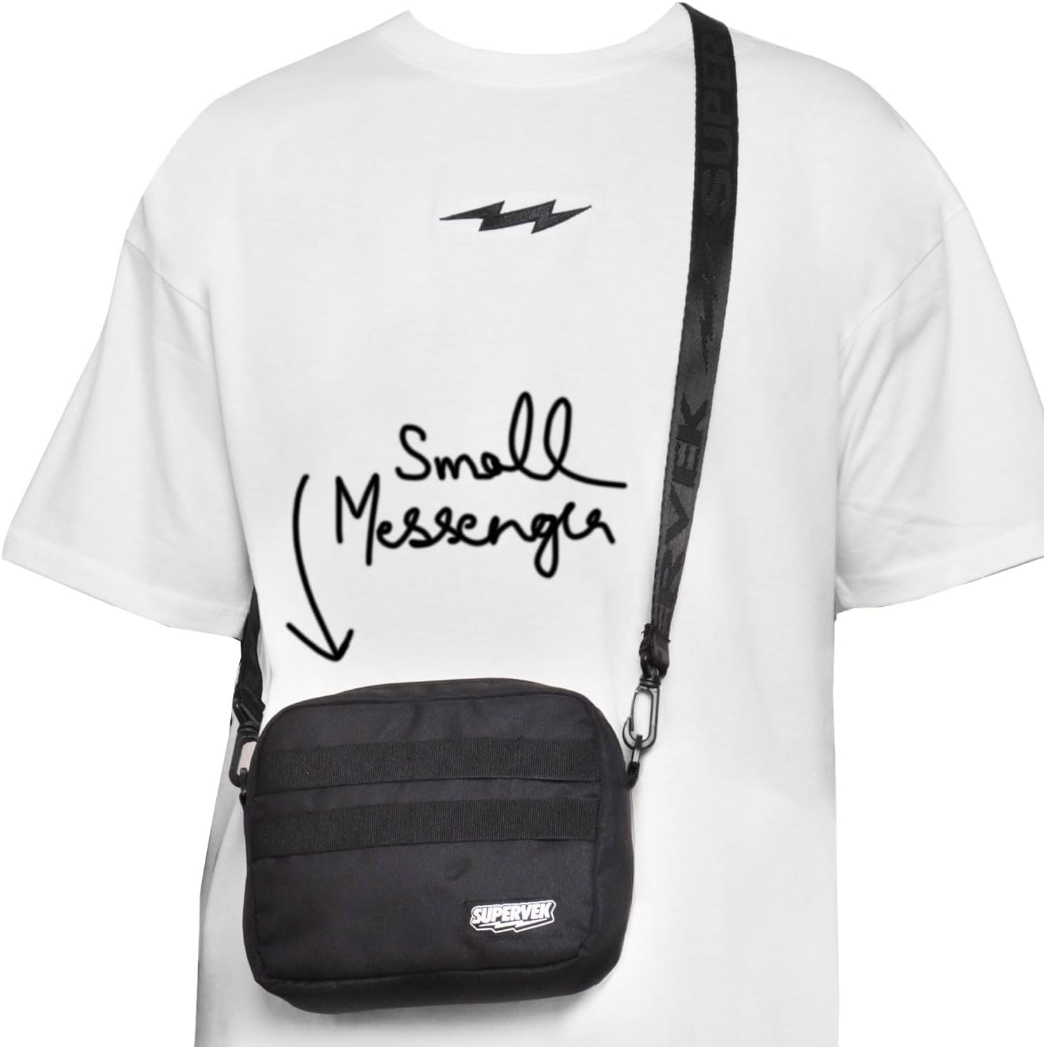 Amazon.com: SUPERVEK Minimalist Messenger Sling Bag - Crossbody ...