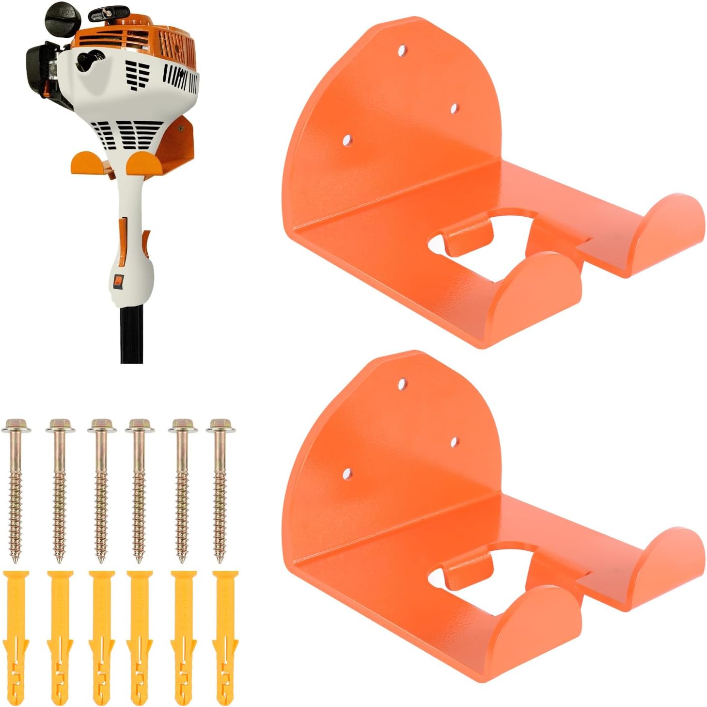 Amazon.com: Weed Eater Rack Garage Wall Organizer, Garage Tool ...