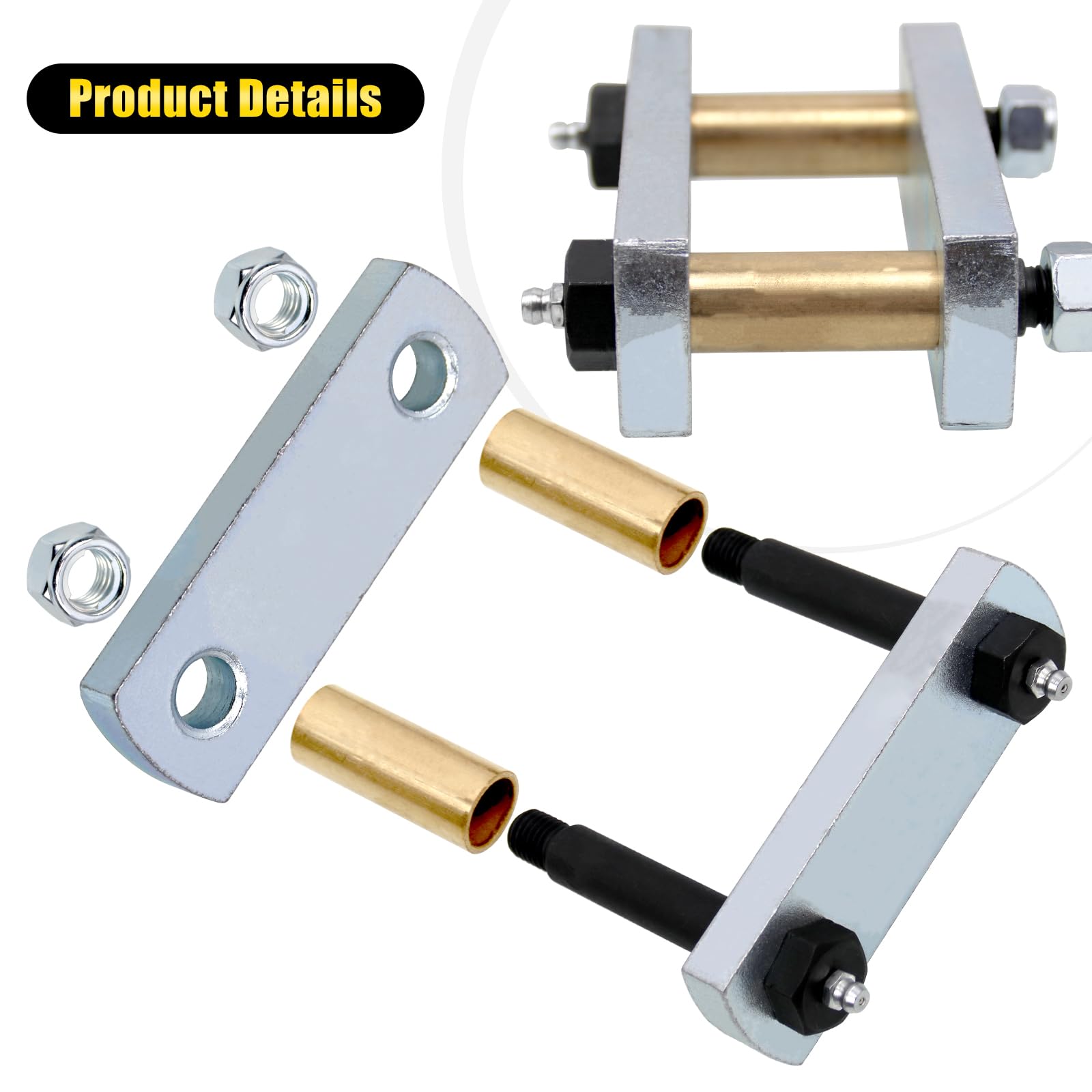 Rv Suspension Upgrade Leaf Spring Shackle Kit For CRE3000/Equaflex - 2. ...