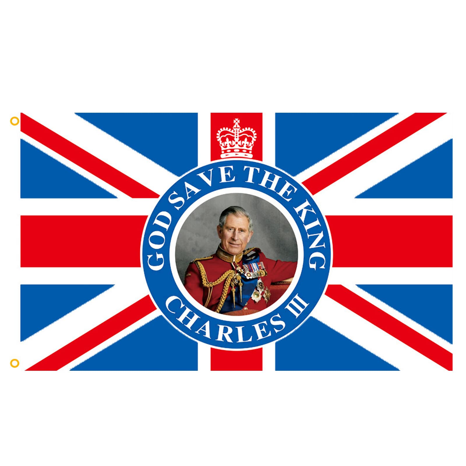 Union Jack Flags King Charles Iii Flag 5ft X 3ft | Desertcart Ireland