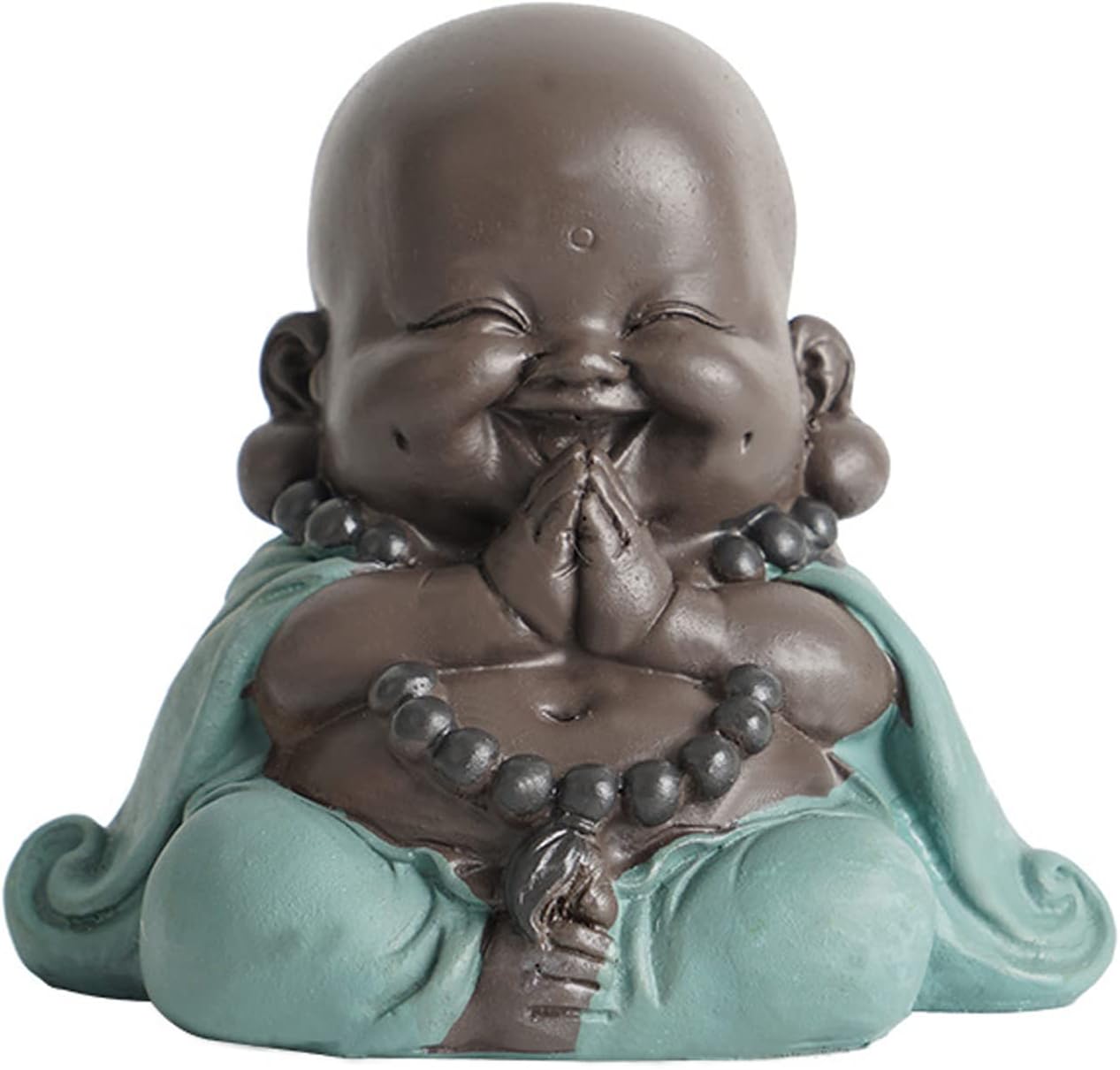 Amazon.com: Fashion & Lifestyle Buddha Statue, Laughing Buddha Smiling ...