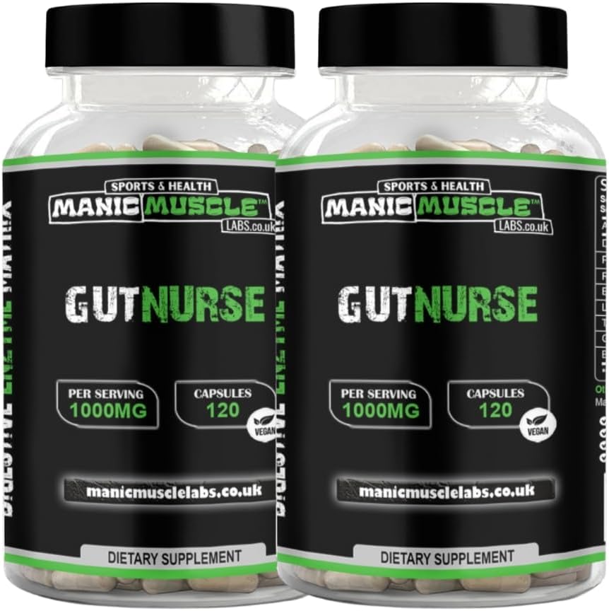 Manic Muscle Labs Gutnurse Digestive Enzyme and Probiotic Supplement ...