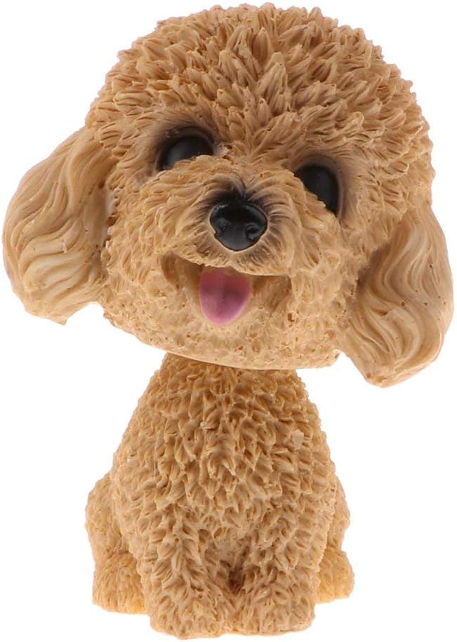 FRECI Bobbing Head Dog Animal Ornaments Mini Bobble-Head Figures Toys ...