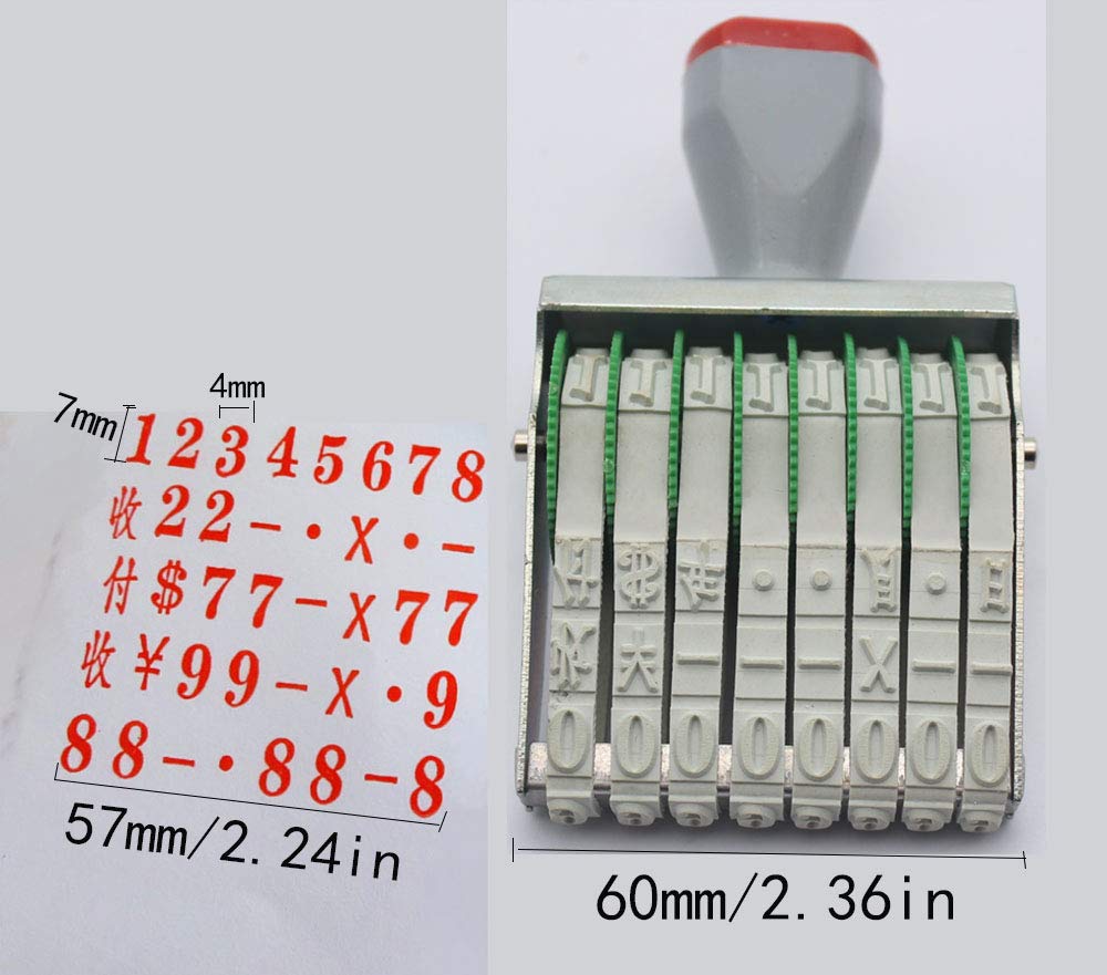 Number Stamp, Date Stamp 8-Di...B083BTXJF3 | Encarguelo.com