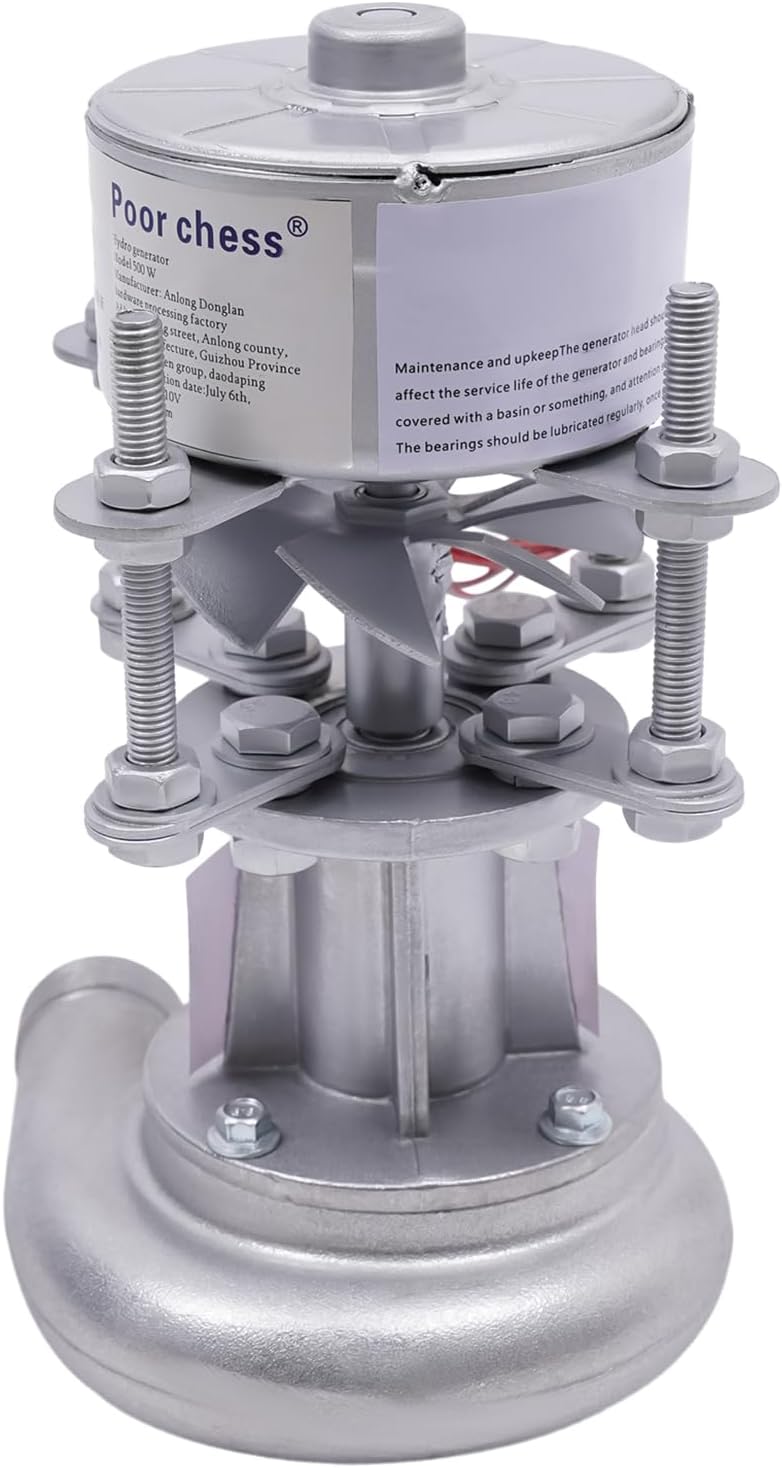 Amazon.com : Hydro Generator Micro Hydro Water Turbine Generator US ...