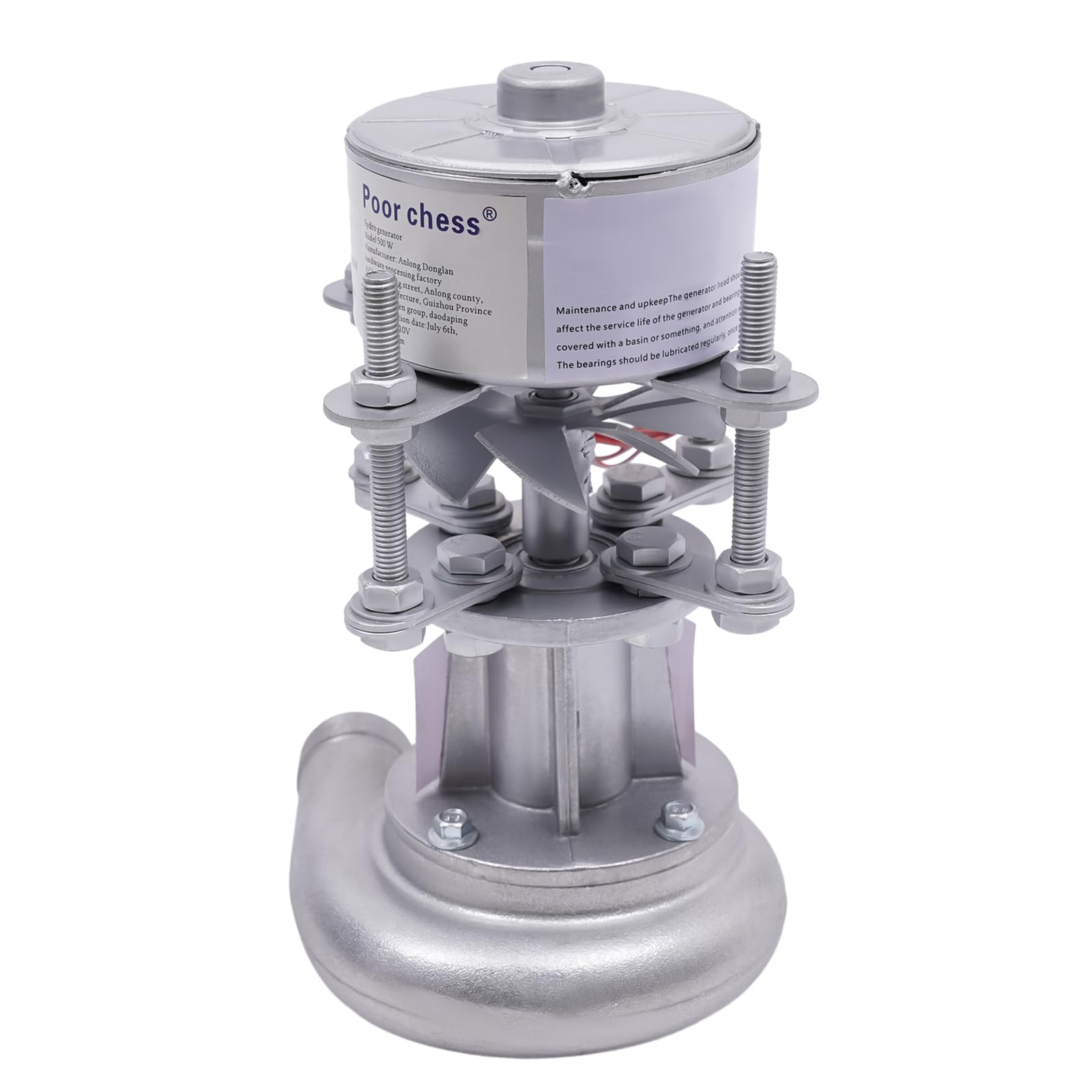 Micro Hydroelectric Generator 110v 500w Portable Mini Hydro Power ...