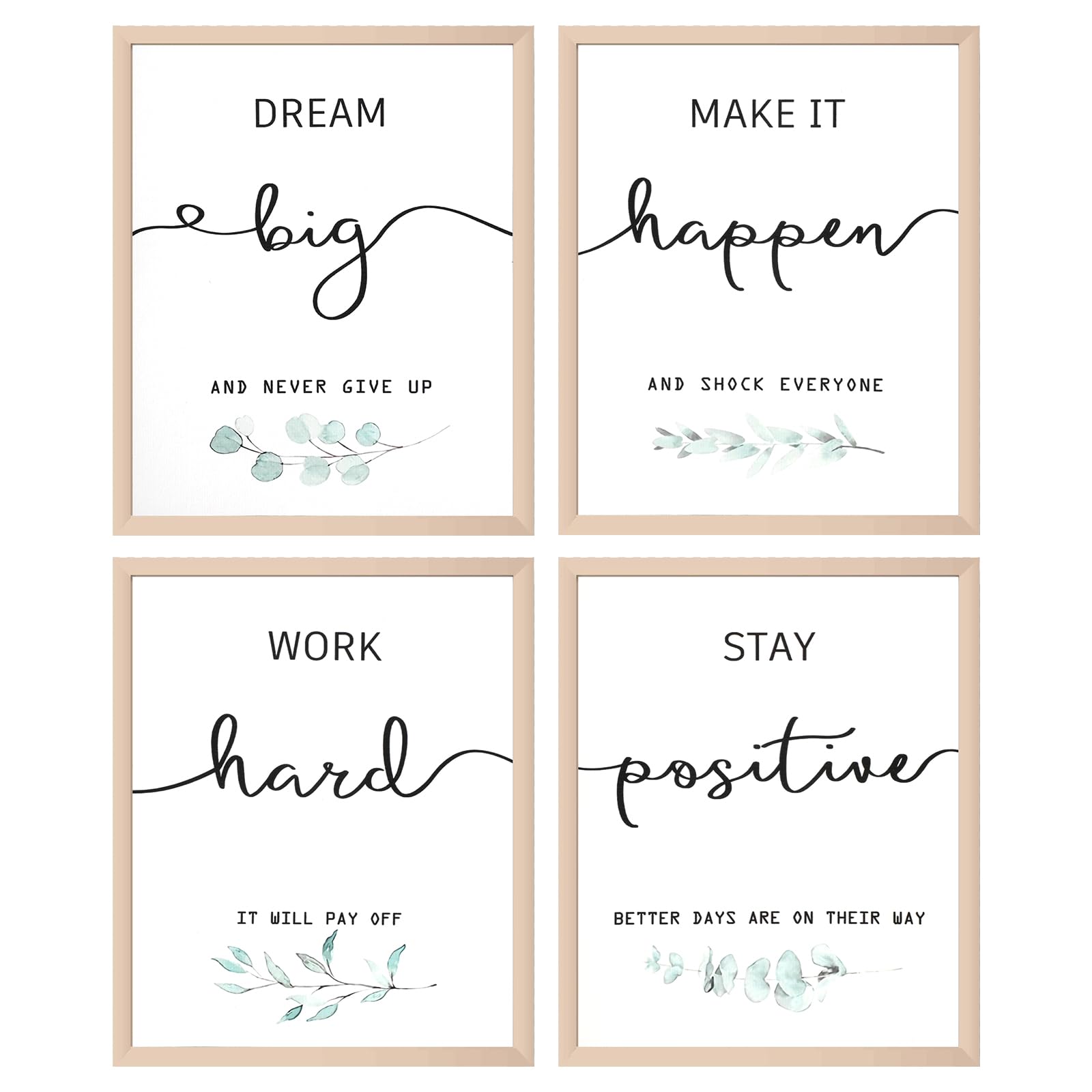 Snapklik.com : Motivational Posters Office Decor, Unframed ...