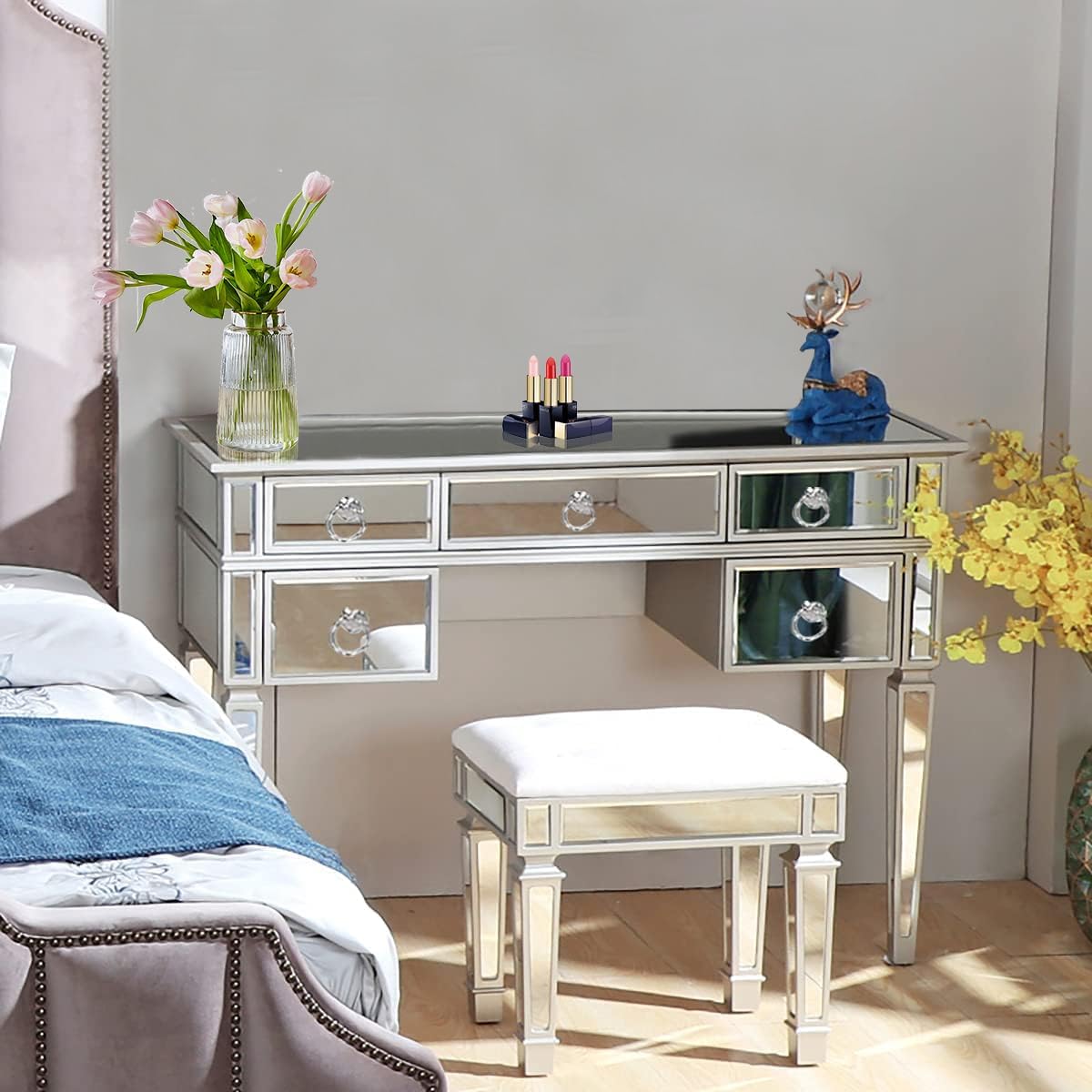 Amazon.com: Coaster Home Furnishings Allora Modern Classic 3-Piece 9 ...