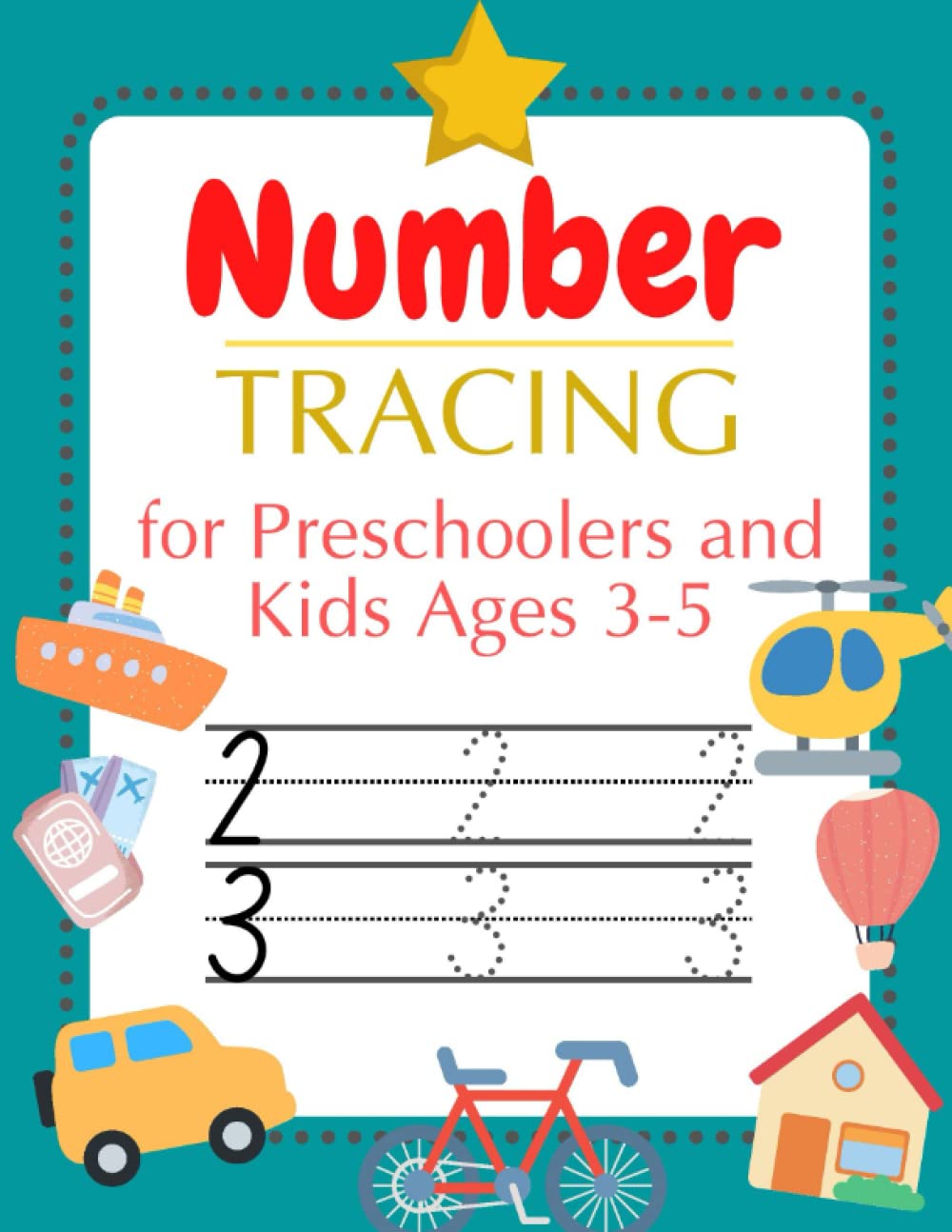 Buy Tracing Numbers 1-100 For Kindergarten: A Fun Workbook To Learn The ...