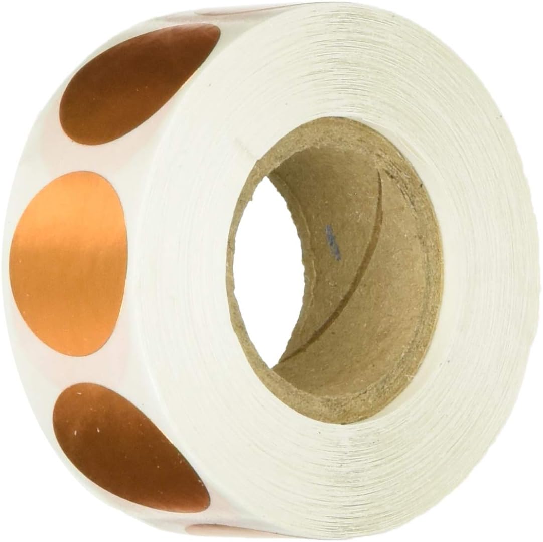 Bronze Labels 0.75 Inch 19 mm Round 500 Count : Amazon.ca: Office Products