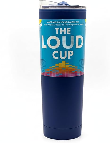 The LoudCup Blow Horn Tumbler, 2-in-1 Cheer & Sip Reusable Water Bottle ...