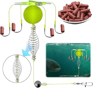 Generic 4Pcs 4 Hook String Hook Fishing Bait Cage Anti Winding Fishing ...