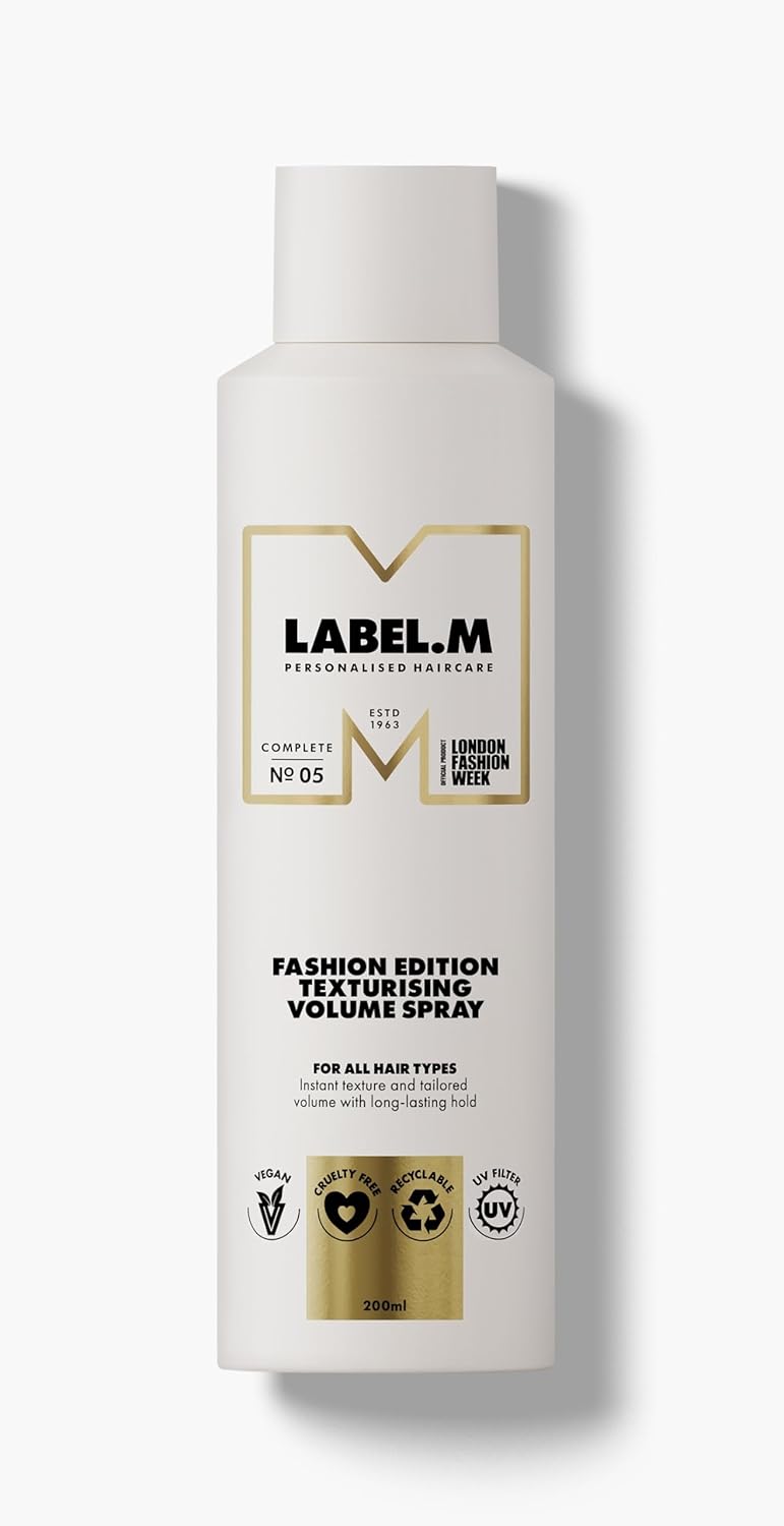 LABEL.M Fashion Edition Texturising Volume Spray 200ml : Amazon.co.uk ...