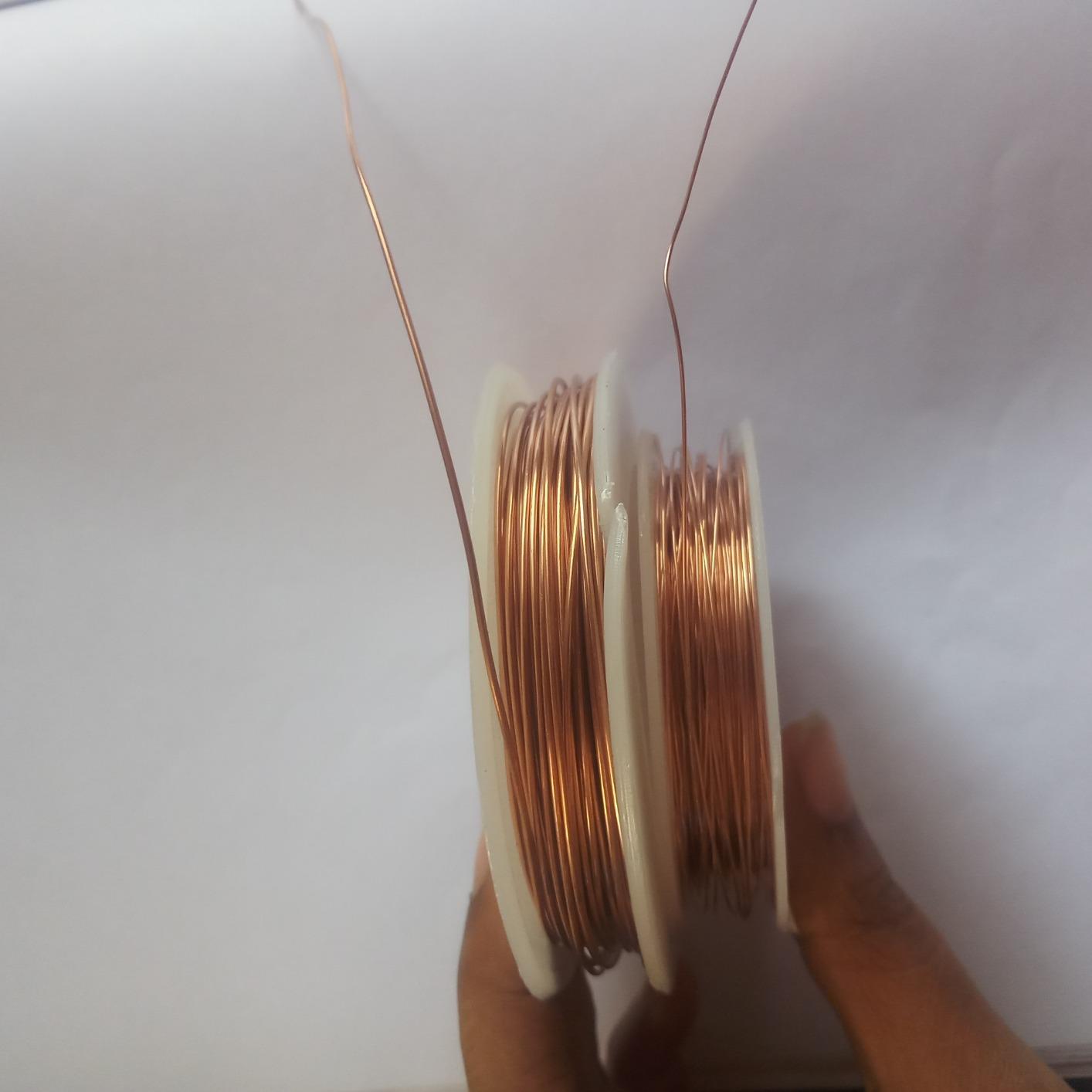 ART IFACT 20 Meters of Bare Copper Wire of 25 Guage (0.508mm) - Dead ...