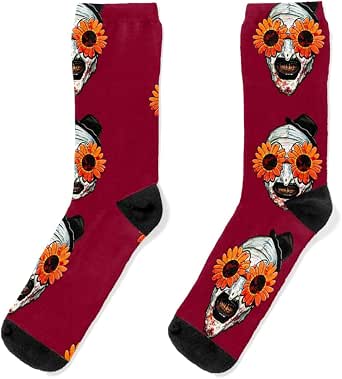 Amazon.com: AZTUMY Unisex Socks Art Thanksgiving The Unique Clown ...
