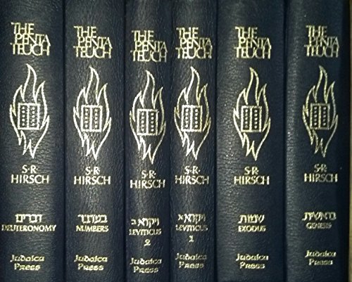 The Pentateuch (6 Volume Set) with Commentary By Rabbi Samson Raphael ...