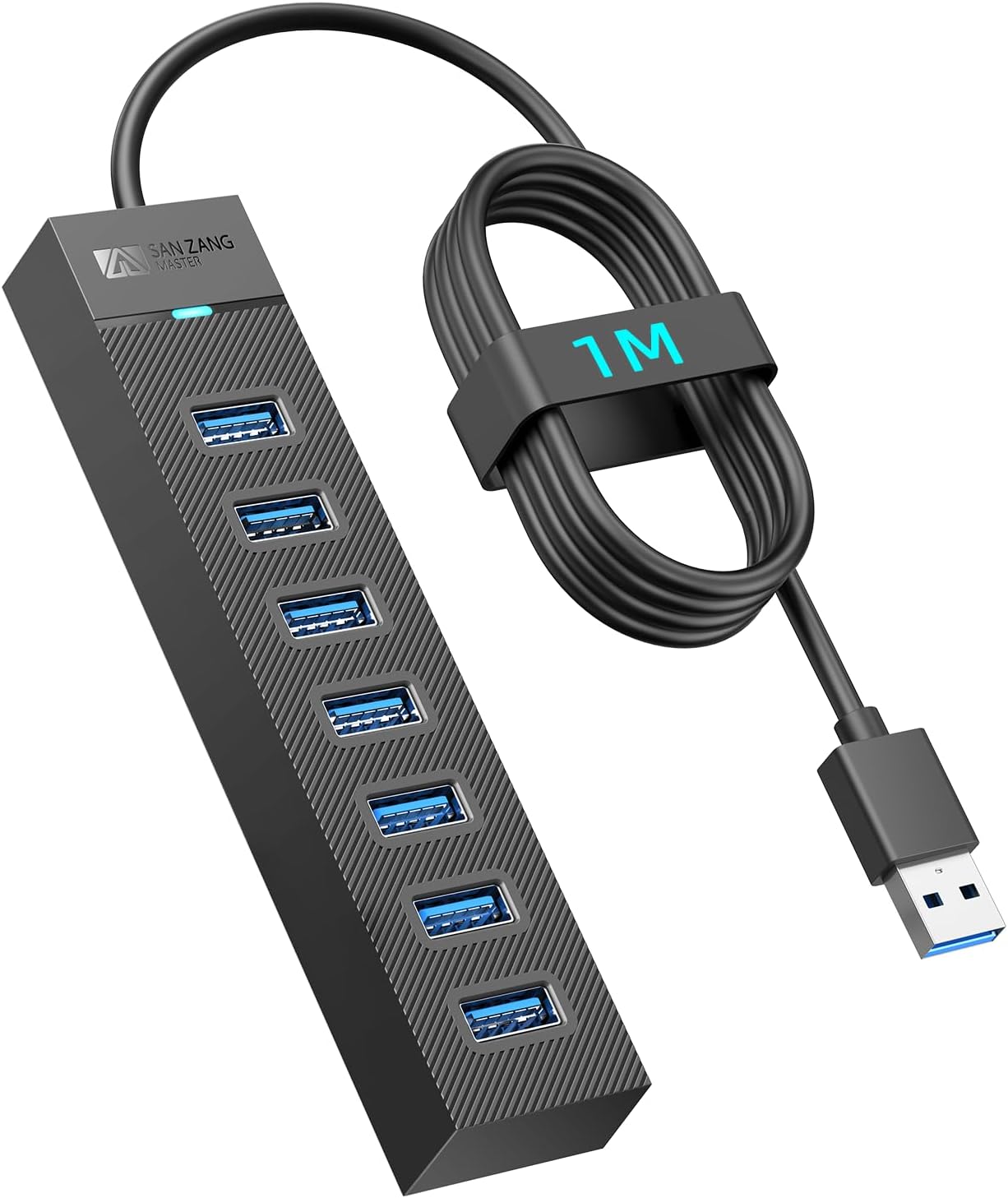 Amazon.com: Hub USB 3.0 de 7 puertos - iDsonix USB 3.0 Hub 5Gbps ...