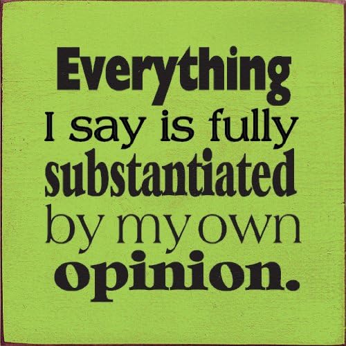 Amazon.com: Everything I Say Is Fully Substantiated By My Own Opinion ...