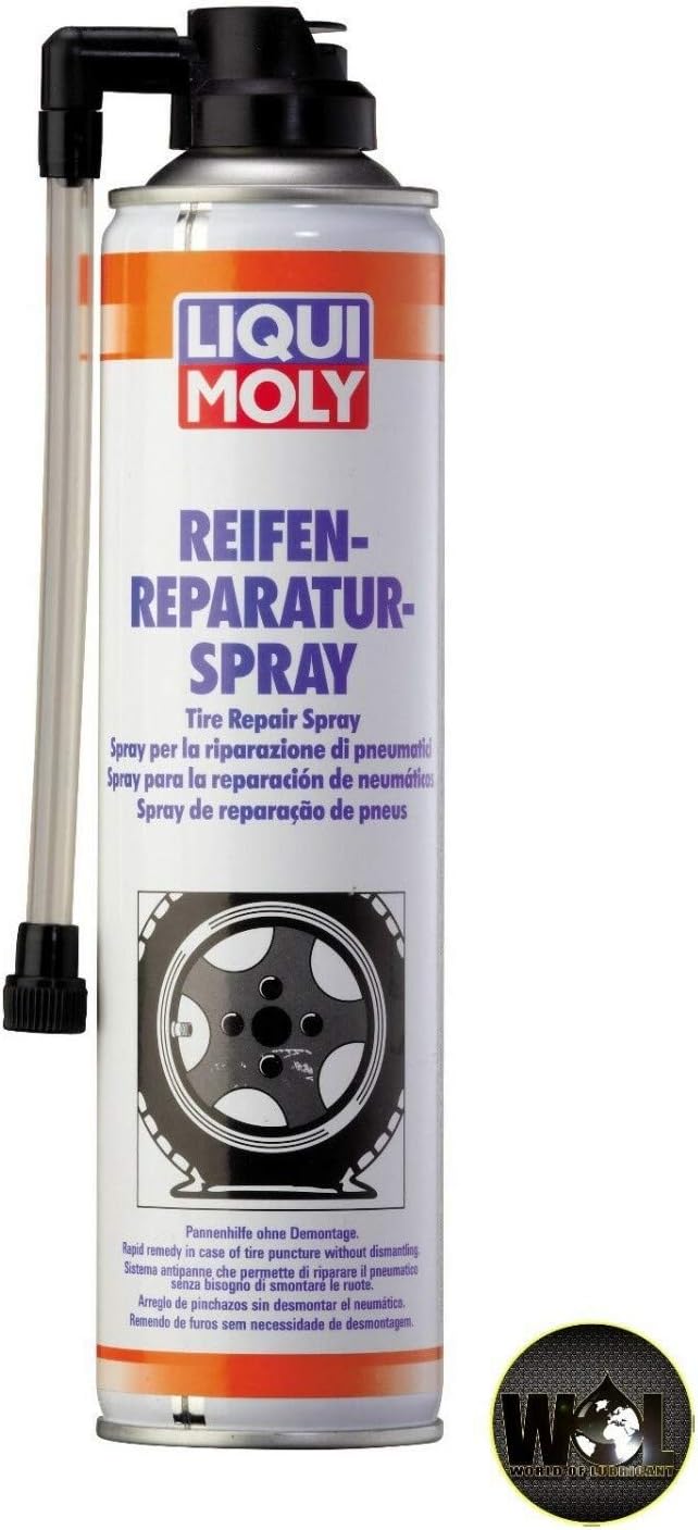 WOL Flat Tyre Inflate Puncture Repair Spray Instant Inflation – Liqui ...