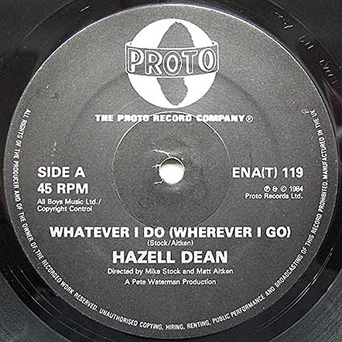 Amazon.com: Whatever I Do (Wherever I Go) [12" Maxi]: CDs & Vinyl