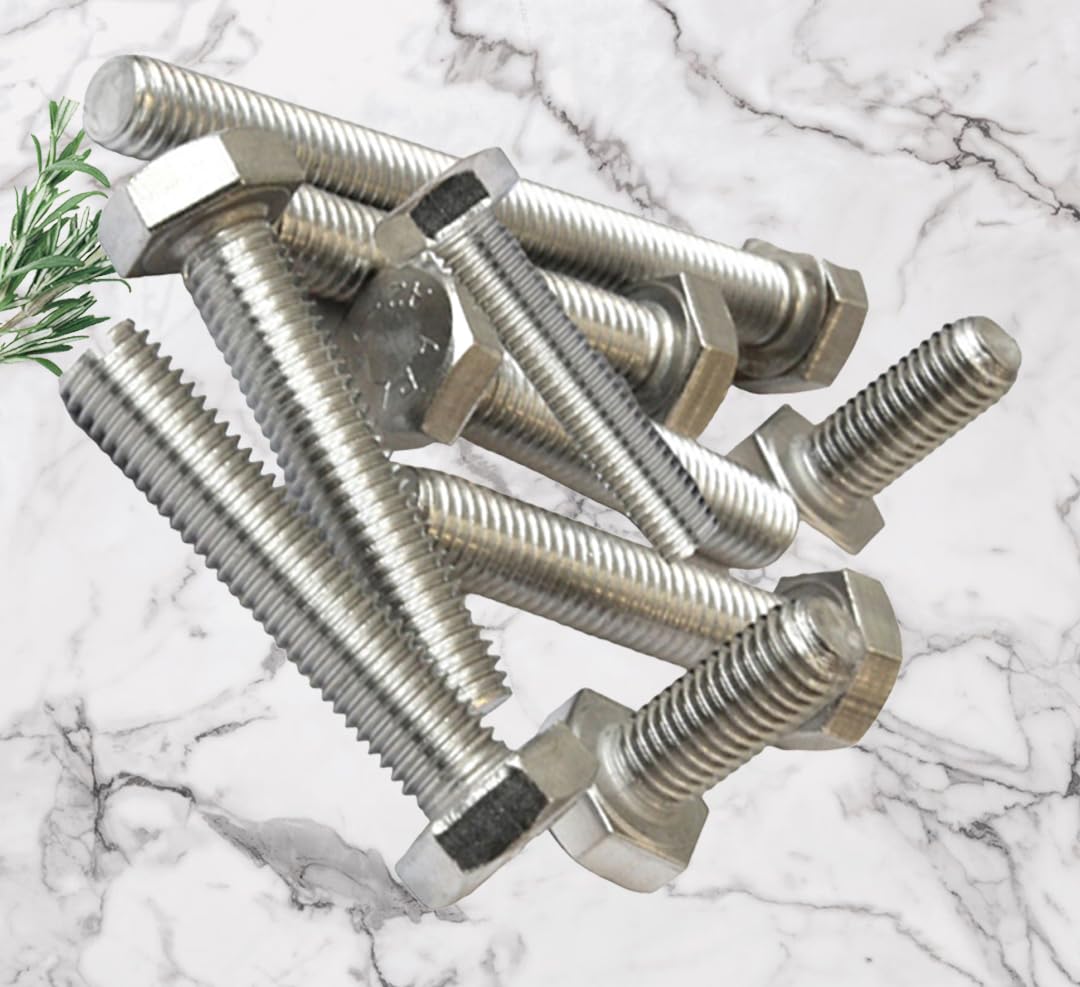 M3 x 30mm Hex Head Bolts Fully Threaded Made of A2 Stainless Steel ...