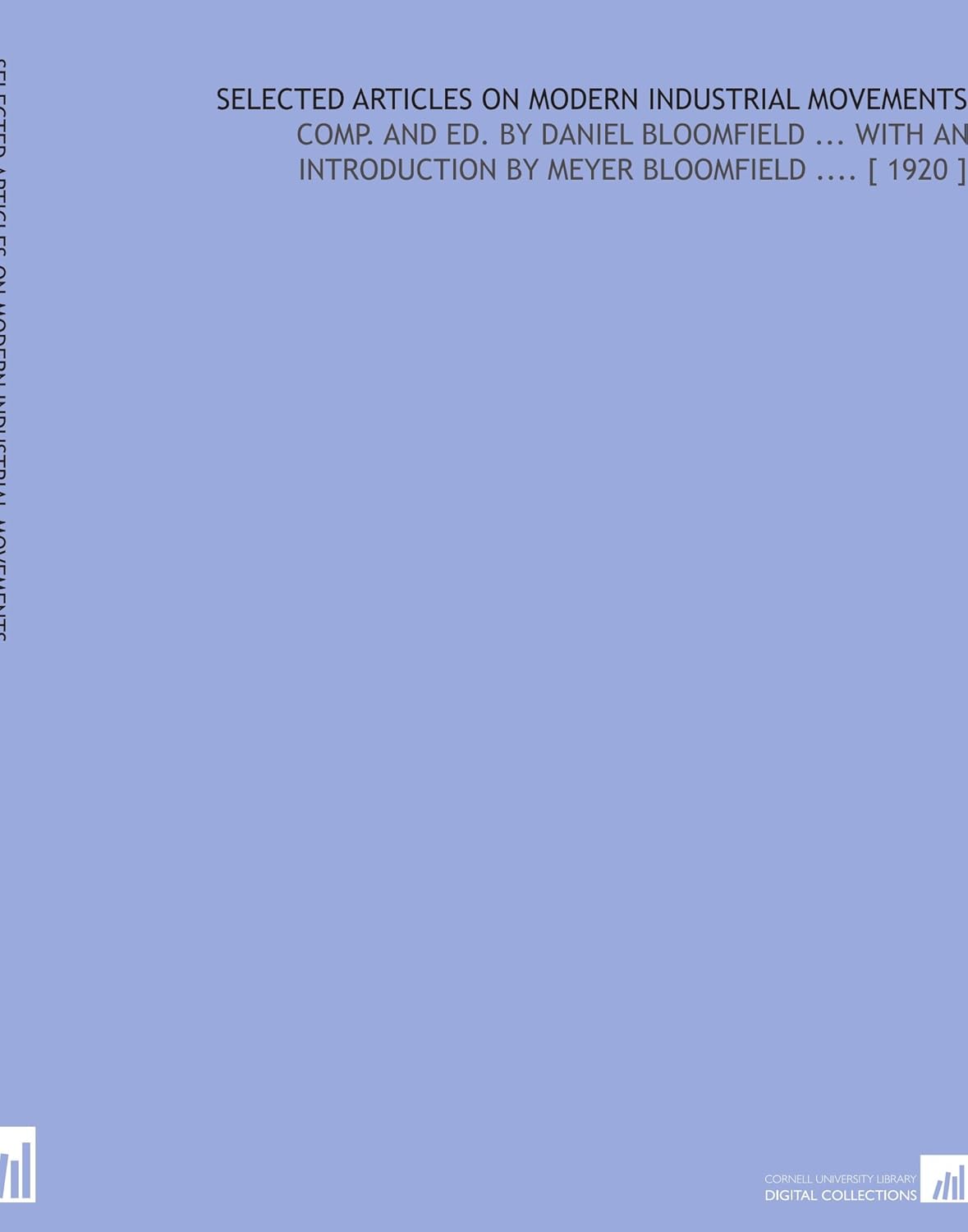 Amazon.com: Selected Articles on Modern Industrial Movements: Comp. And ...