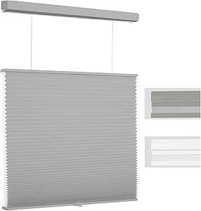 Amazon.com: MYshade Custom Top Down Bottom Up Cellular Shades, 1.5 inch Cordless Blackout ...