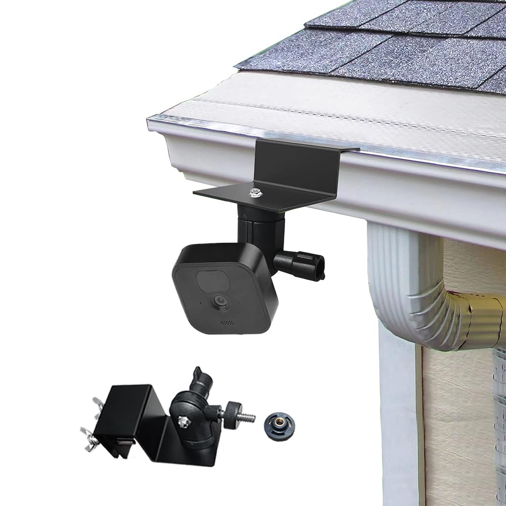 Gutter Mount for Camera/Solar Panel, Rustless Gutter Brackets for Blink ...