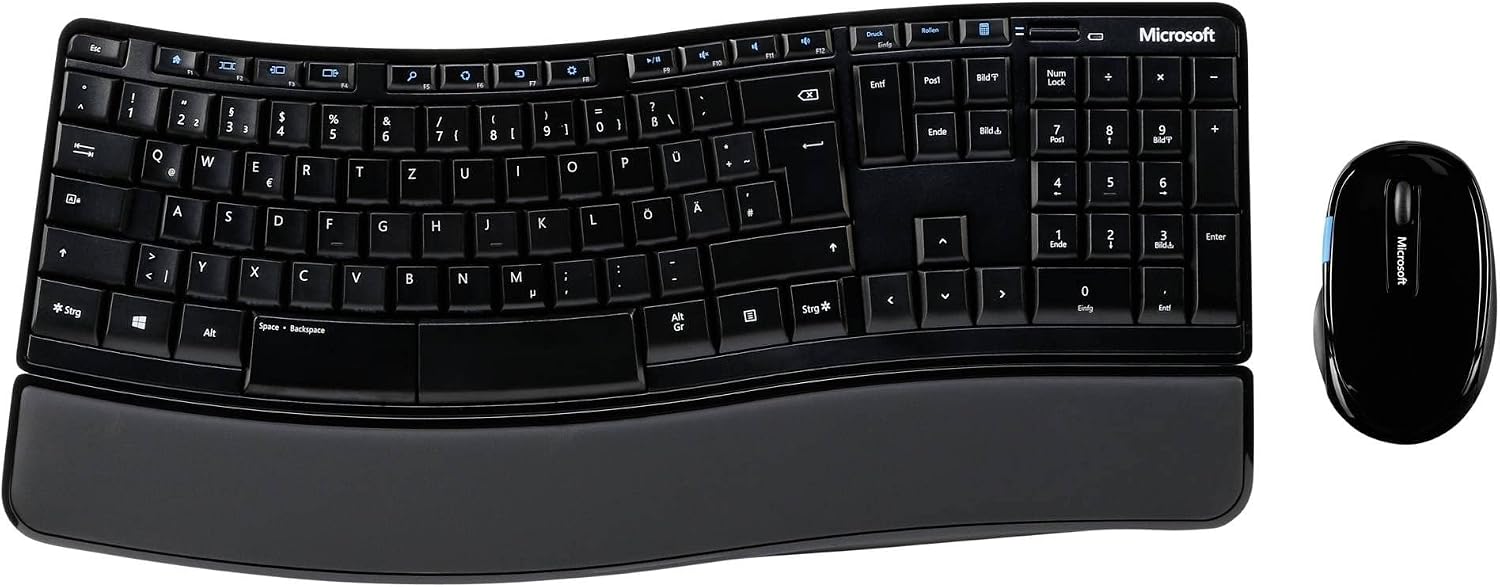 Microsoft Sculpt Comfort Desktop Wireless Black - German Layout ...