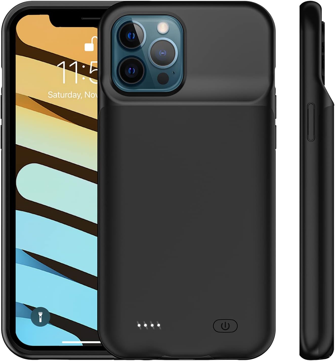 Amazon.com: AFTRYOUGO Battery Case for iPhone 12/12 Pro(6.1 inch ...