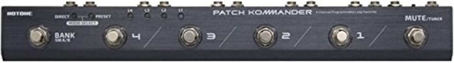 Amazon.com: Hotone Patch Kommander 4-Channel Loop Switcher : Musical ...