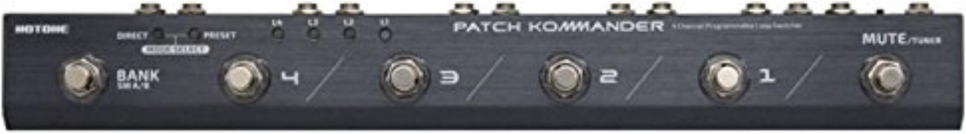 Amazon.com: Hotone Patch Kommander 4-Channel Loop Switcher : Musical ...
