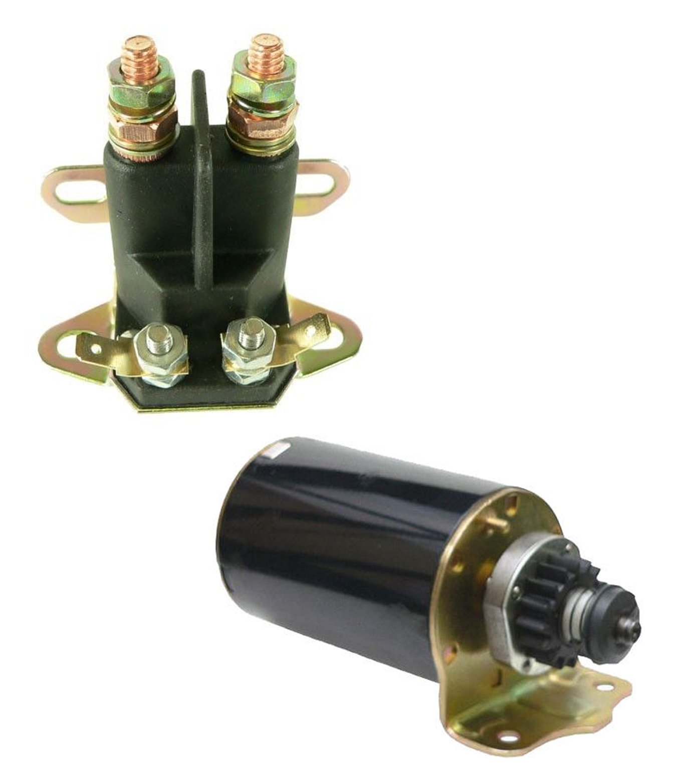 Amazon.com: Starter + Solenoid Compatible With/Replacement For BRIGGS ...
