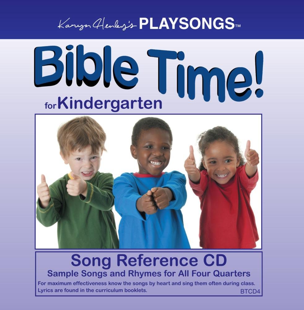 PLAYSONGS Bible Time For Kindergarten Song Reference CD Karyn Henley playsongs-bible-time-for-kindergarten-song-reference-cd-karyn-henley