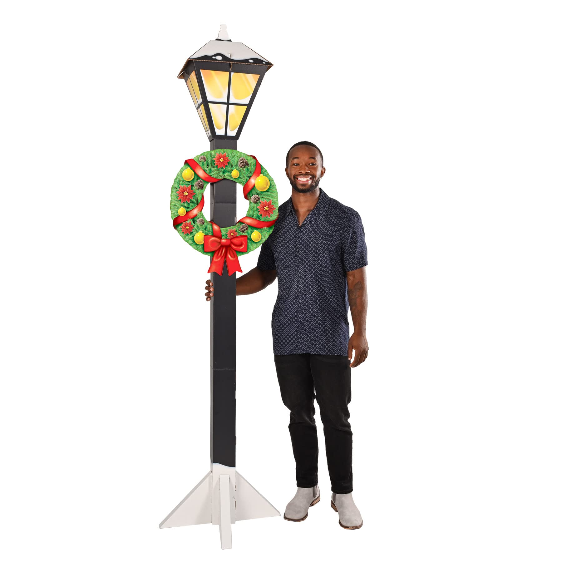 Cardboard Lamp Post Decorations I SAW IT AT THE MALL I Made It