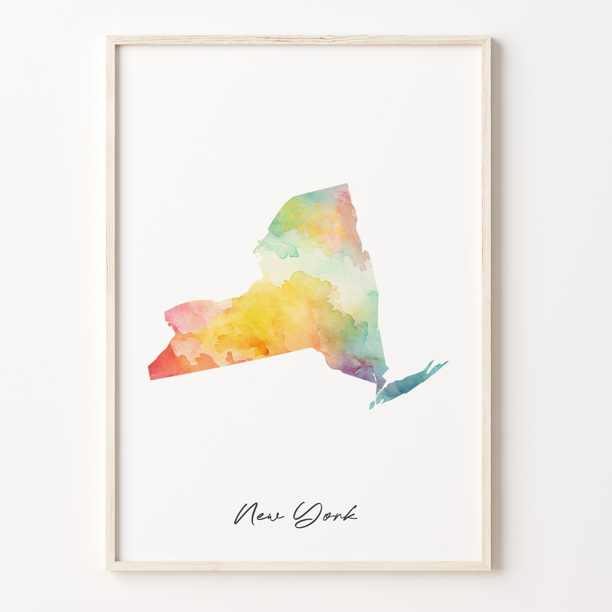 Watercolor Map