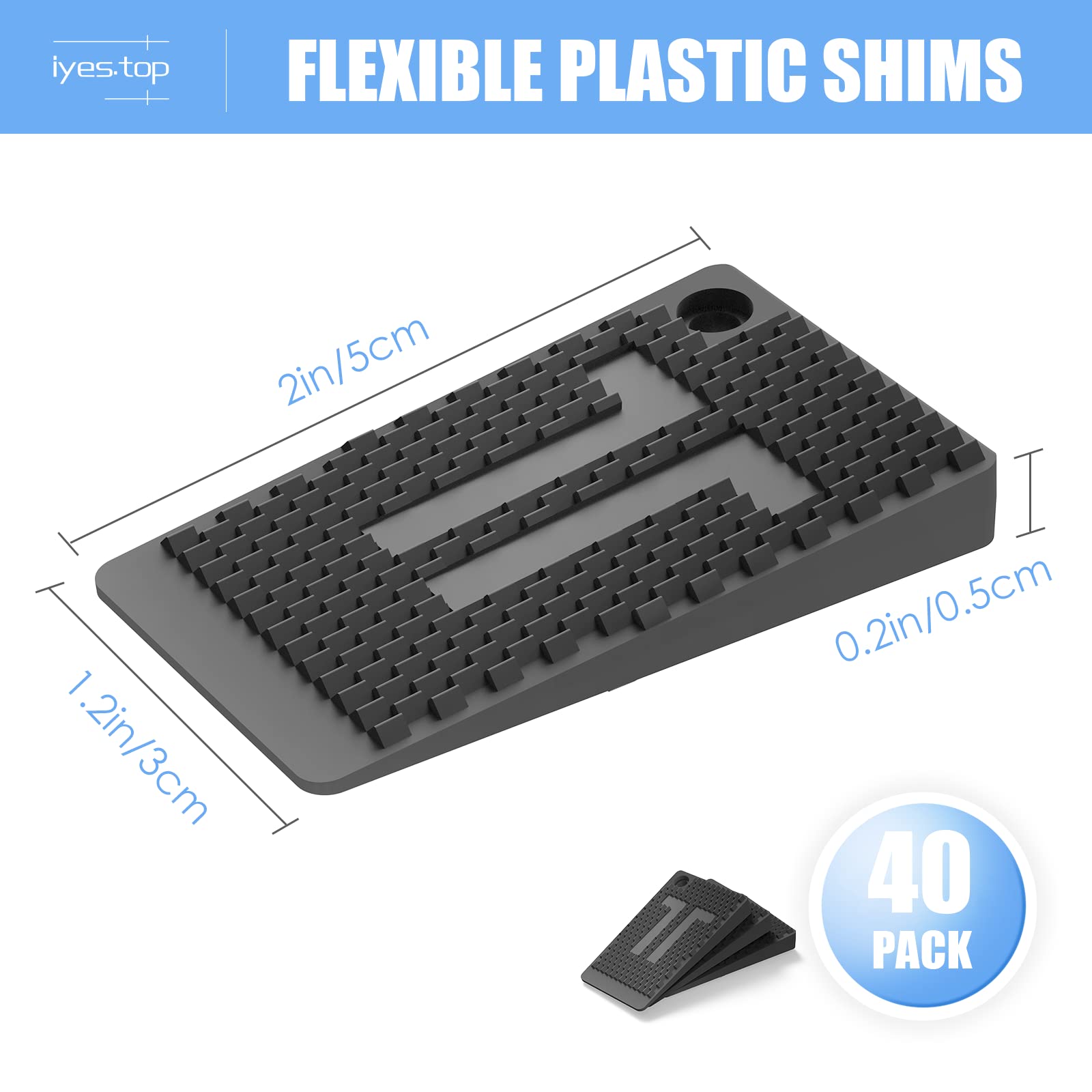 Snapklik.com : Plastic Shims For Leveling, Flexible Furniture Levelers ...