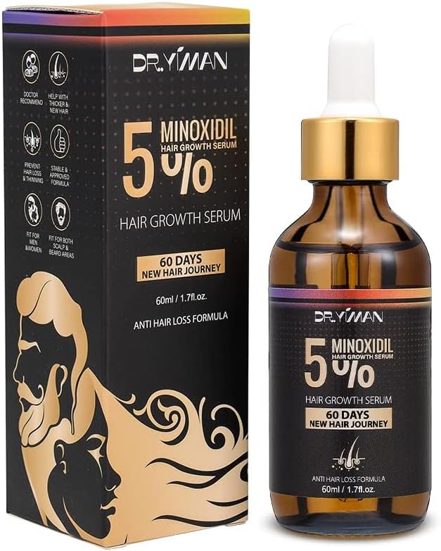 Amazon.com : 5% Minoxidil Spray Hair growth Serum, Hair Tonic Solution ...