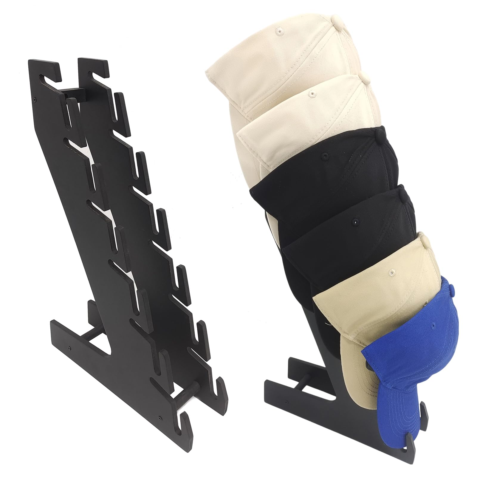 Amazon.com: Iswabard Hat Stand for Baseball Caps, Set of 2, Cap Holder ...